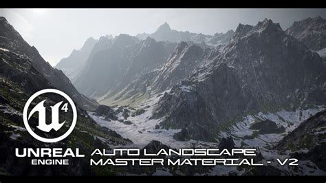ArtStation - UE4 Auto Landscape Master Material Pack (Non-Commercial ...