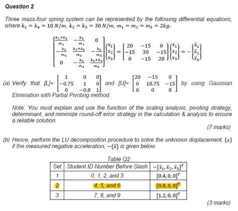 Please Help Me With Step By Step Calculation With