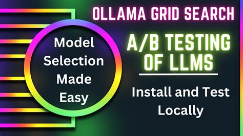 Ab Testing Of Llms Model Selection On Prompts And Params Ollama