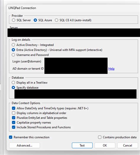 Cannot Authenticate To Azure Sql Server With Mfa — Linqpad