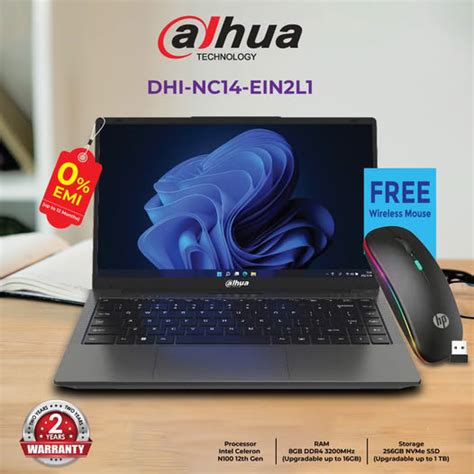 Dahua 14″ Laptop With 8gb Ddr4 Ram 256gb Nvme Ssd Laptops