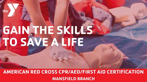 American Red Cross Cpraedfirst Aid Certification Ymca Of Nco
