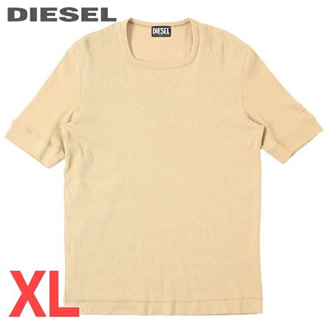 【楽天市場】【30 Offクーポンあり】 Diesel ディーゼル メンズ レディース 男女兼用 スクエアネック スリムフィット 半袖tシャツ カットソー【t Squarib】【サイズxl