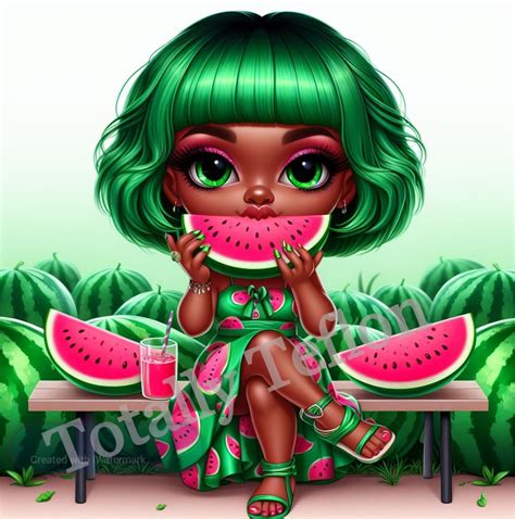 Fun Fruitful Cartoon Chibis Contd Etsy