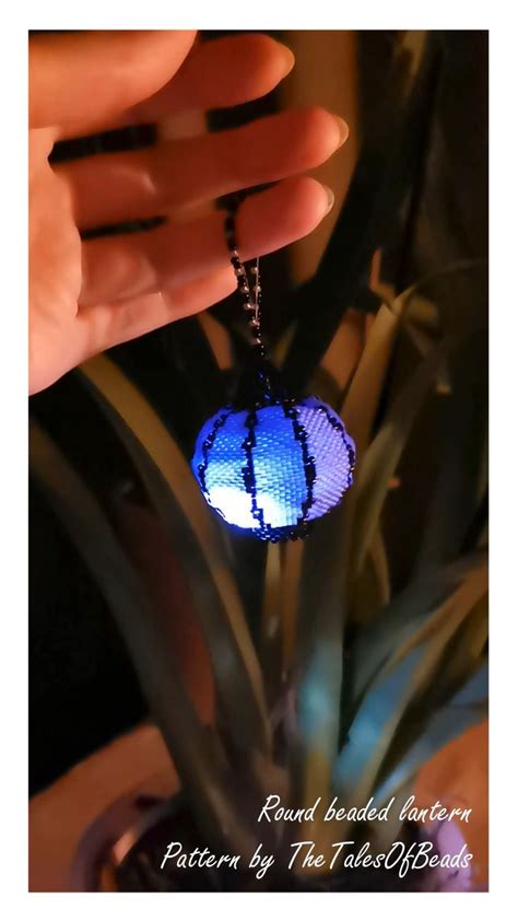 Beaded Lantern Tutorial Round Peyote Lantern Tutorial Beaded Ornament Tutorial Bead Pattern
