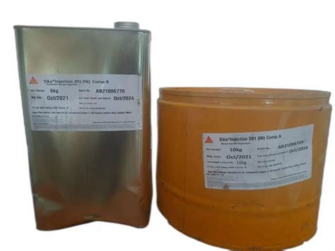 Packaging Size 16 Kg Liquid Sika Injection 201 A Plus B Comp For Industrial Grade Standard