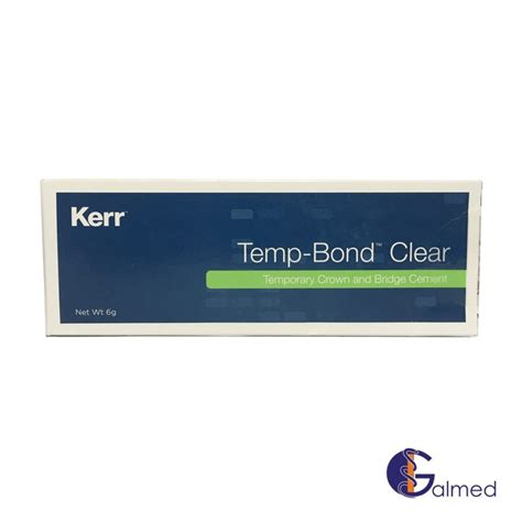 Temp Bond Clear Kerr - Galmed
