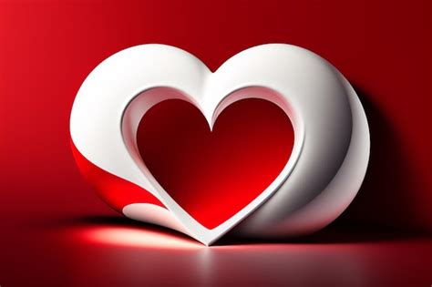 Premium Ai Image Hert Background