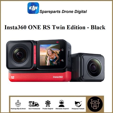 Jual Insta360 ONE RS Twin Edition Garansi TAM Original Insta 360 ONE RS Twin Edition Black