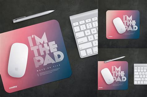 24 Mouse Pad Mockups Free And Premium Psd Template Files