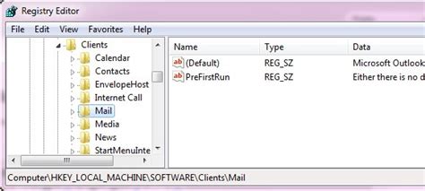 Ошибка outlook either there is no default mail client or the current