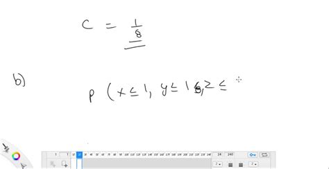 SOLVED The Joint Density Function For Random Variables X Y And Z Is F X Y Z C X Y Z If X