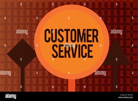 Handwriting Text Writing Customer Service Concept Meaning Process Of