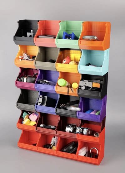 Infinity Bins Stackable Sorting Containers By Designcraft Makerworld Download Free 3d Models