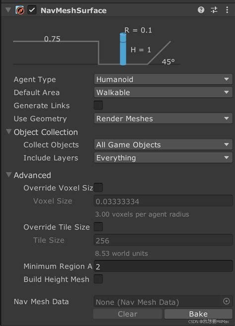 Unity新导航系统 Navmeshsurface组件 Csdn博客 Unity新导航系统 Navmeshsurface组件 Csdn博客