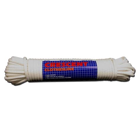 T W Evans Cordage 8 X 1 4 In Crescent Polyester Clothesline 100 Ft