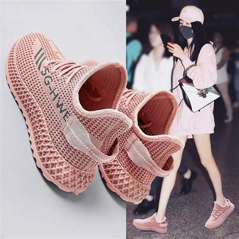 핑크 농구화 여성용 우아한 스니커즈 스포츠 신발 체육관 귀여운 로우 테니스 여성 캐주얼 플랫 봄 여름 패션 2023