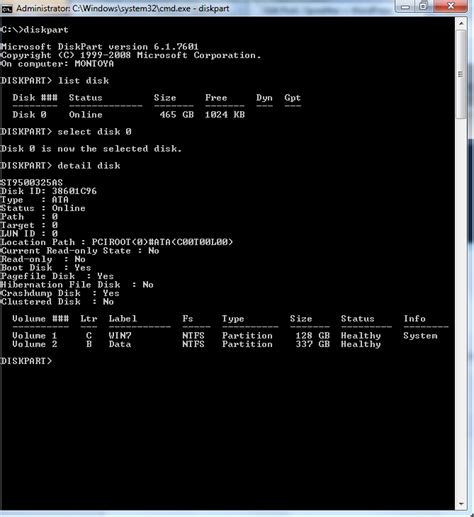 Checking Active Partition Windows Spradlike Information Technology Solutions