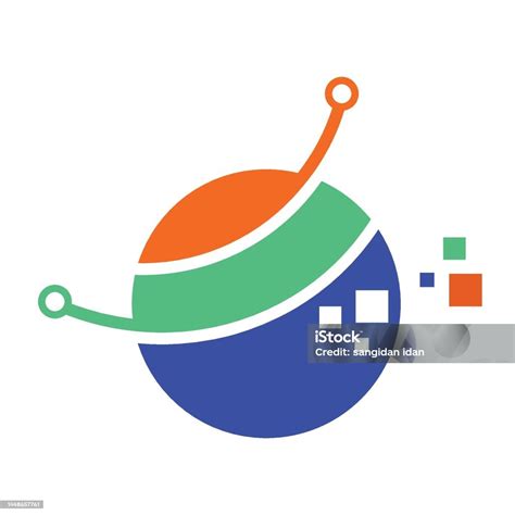 Internet Globe Icon Vector Concept Design Template Stock Illustration - Download Image Now ...