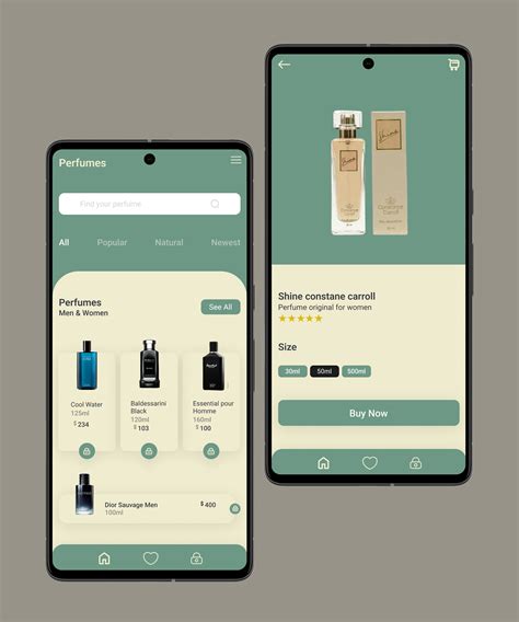 Perfume App Design Behance
