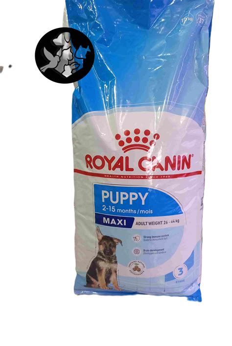 مکسی پاپی رویال کنینmaxi Puppy غذای توله سگ نژاد بزرگ 15 کیلوگرم