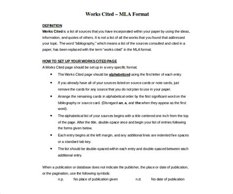 26 Different Bibliography Format Templates Free Pdf Doc Format Download