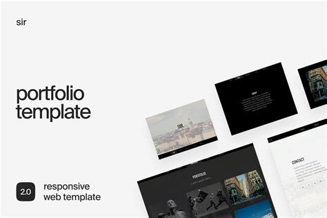 Sir Responsive Html Portfolio Template A Responsive Html5 Portfolio Template For Agencies