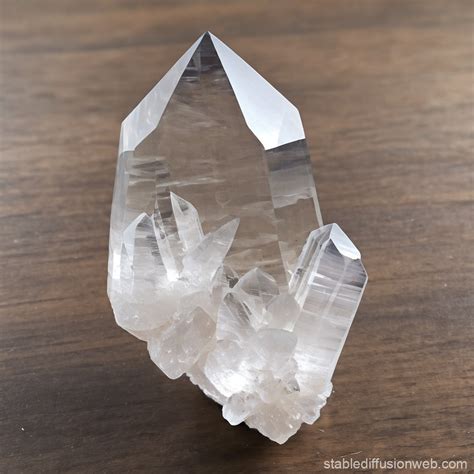 Quartz Crystal Structure Stable Diffusion Online