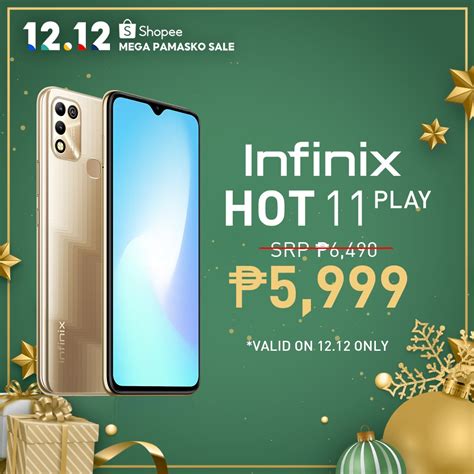 Infinix Hot Play GB GB Year Local Warranty Shopee Philippines