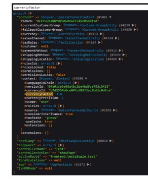 Get The Data From PHP To The Twig Template In Shopware