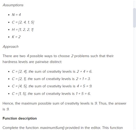 Solved Problems Selection You Are Given N Problems Each Chegg
