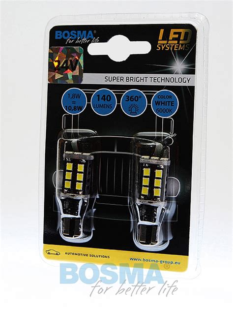 BL 24V 15xSMD 3528 LED T15 WEISS (2pcs)
