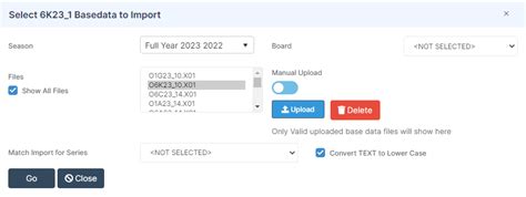 How To Import Upload And Refresh Basedata Bromcom Documentation Centre