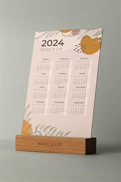 دانلود فایل لایه باز موکاپ تقویم رومیزی ساده دانلود رایگان فایل لایه