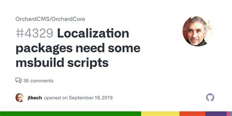 Localization Packages Need Some Msbuild Scripts · Issue 4329