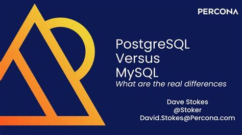 Postgresql Versus Mysql What Are The Real Differences Pdf