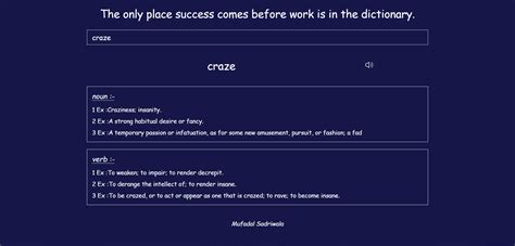 GitHub Mufadal Mini Dictionary App Mini Dictionary App Where User Can Search Any Word And