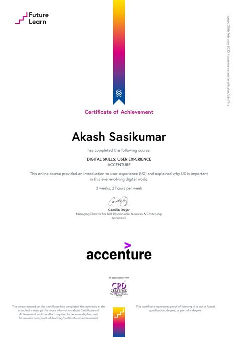 Accenture Userexperience Ui Ux Futurelearn Onlinecourses Akash Sasikumar