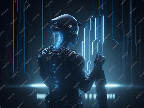 Premium Ai Image Dark Background Hacker With Code Cybersecurity Concept