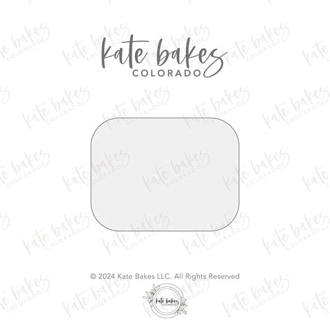 Rounded Rectangle Cookie Cutter Kate Bakes Co
