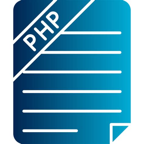 php document generic gradient fill icon