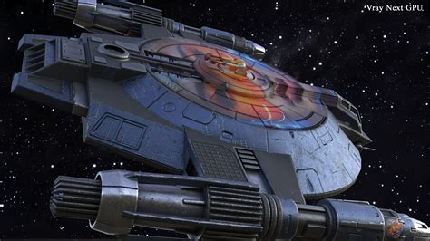 3d Model Lancer Class Spaceship Angel 86 Turbosquid 2100166