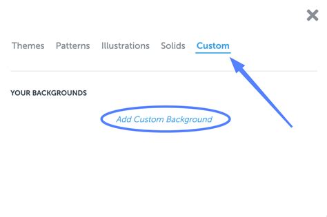 can i tile my custom background for a seamless or repeating effect