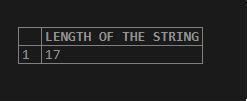 Oracle LENGTH How LENGTH Function Works With Sample Code