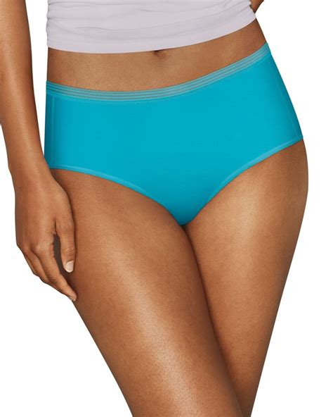 Hanes Bm40as Hanes Bm40as Womens Signature Microfiber Breathe Briefs