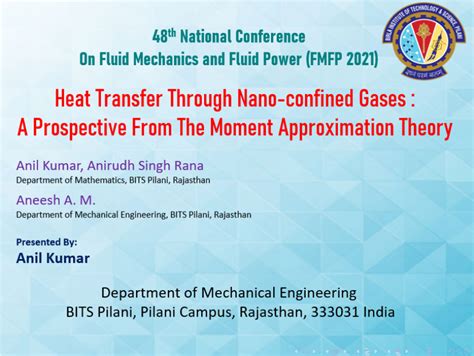 Pdf Heat Transfer Through Nano Confined Gases A Prospective From The