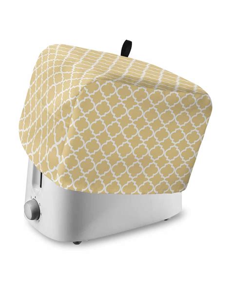 Fsddascl Yellow Moroccon Small Toaster Cover 2 Slice Kitchen Appliance