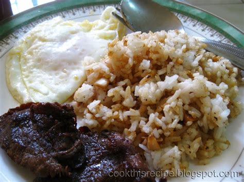 Cook This Recipe Pinoy Tapsilog