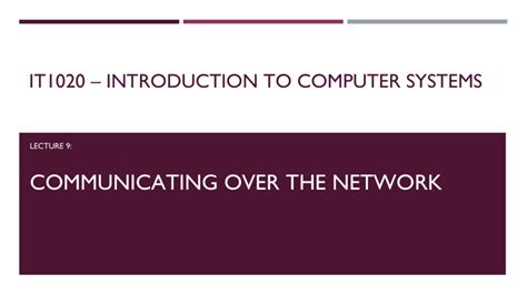 2023 S1 It1020 Lecture 09 1