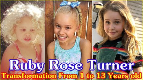 Ruby Rose Turner Transformation From 1 To 13 Years Old Youtube